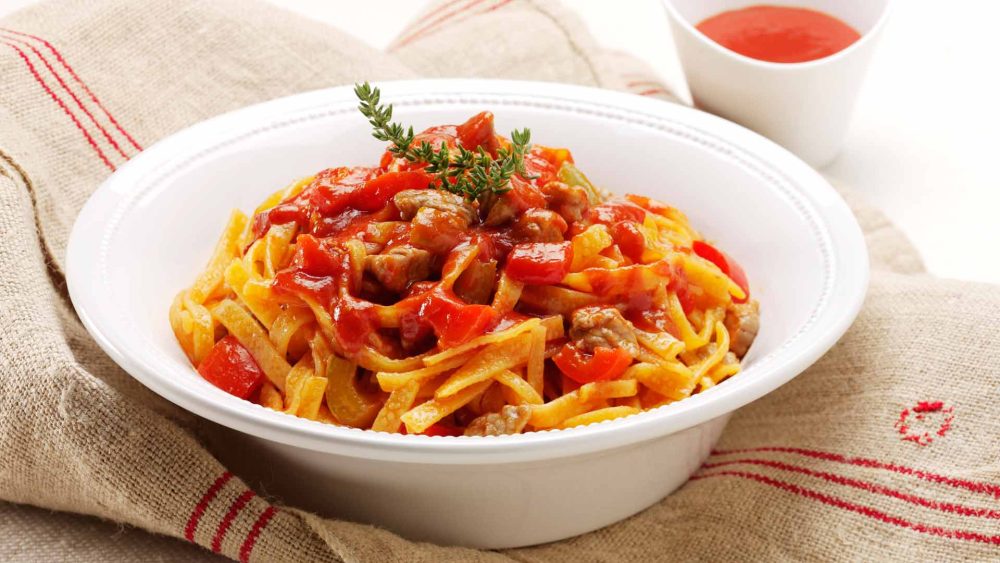 Tagliatelle con agnello - Cosi Com'è